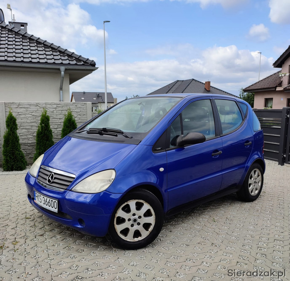 Mercedes-Benz A140 1,4 benzyna 2000r. bez rdzy - Sieradzak.pl