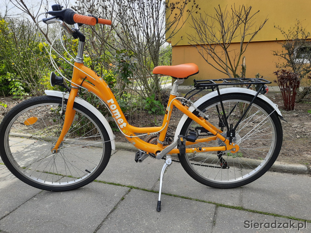 ROWER ROMET PANDA pomarańczowy koła 24'' - Sieradzak.pl
