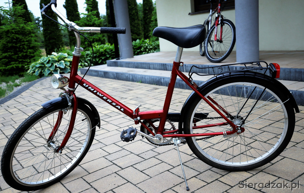 Rower - damka "Uniwersal", koła 24, składak - Sieradzak.pl