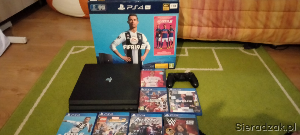Ps4 Pro + pad i gry - Sieradzak.pl