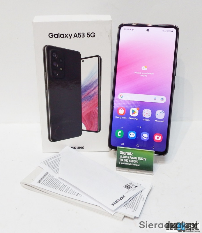 Smartfon Samsung Galaxy A53 5G SM-A536 6/128GB - Sieradzak.pl