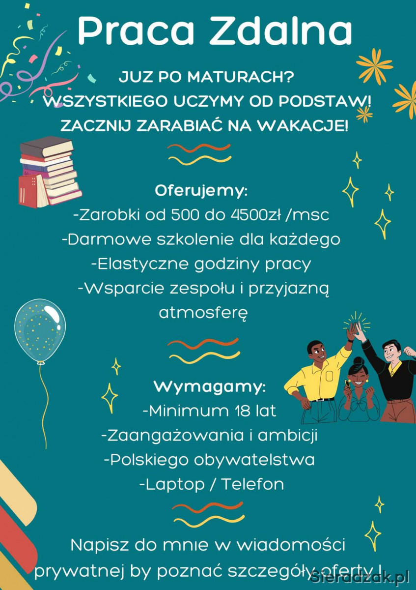 Praca online - Sieradzak.pl