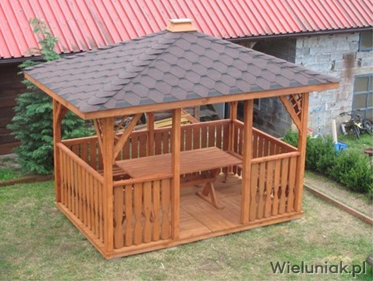 altany drewniane altana ogrodowe altanki - Sieradzak.pl